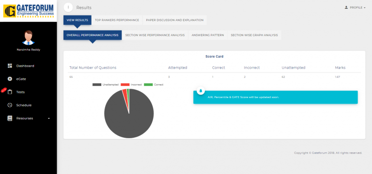 GATE Online Test Series | Experience GATE Pattern | Gateforum