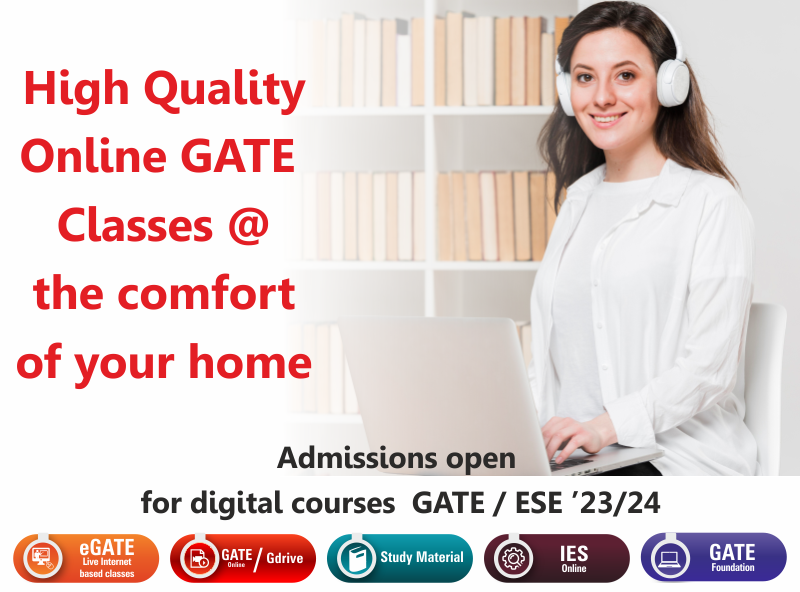 GATE Live Lectures | GATE Online Coaching | GATE e-learning